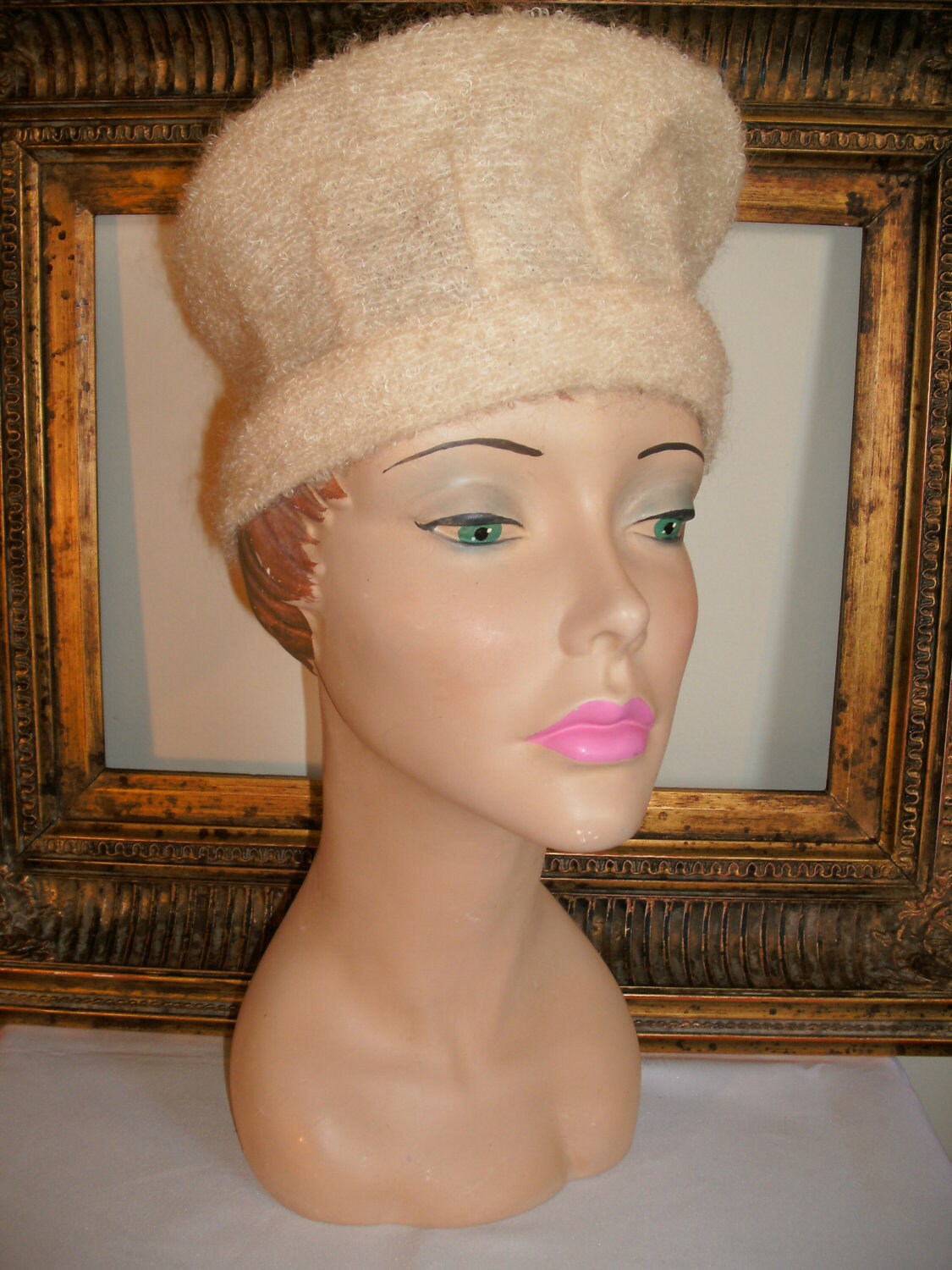 Vintage 1960’s June Avery Ivory Colored Soft Knit Hat – Haute Juice