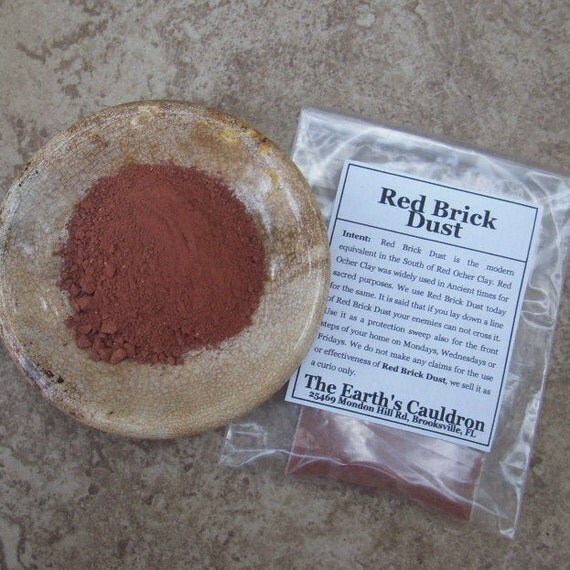 Red Brick Dust SMALL package Use for crafting making