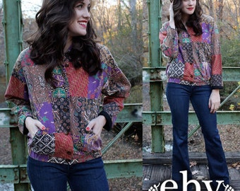 Patchwork jacket | Etsy