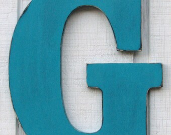 Wooden letter g | Etsy