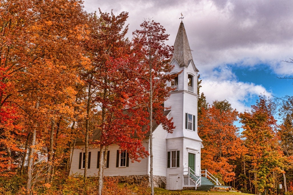 The Church Nature photography landscape photography fall