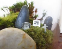 Unique miniature graveyard related items | Etsy