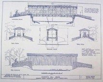 Popular items for bridge blueprint on Etsy