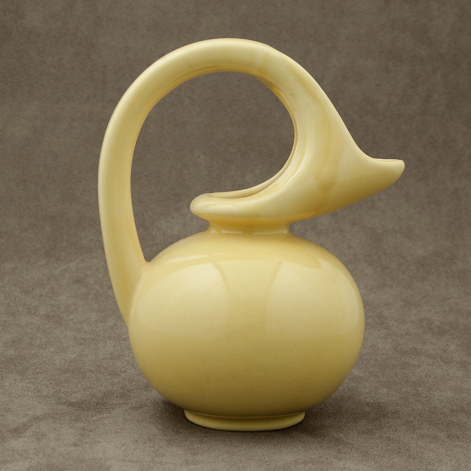 Vintage Pottery Honey Jug Honey Pot Yellow by colemanvintage