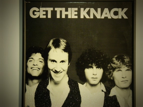 Glittered Record Album The Knack Get The Knack