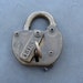 Antique Union Pacific No. 1 switch lock and key by Adlake