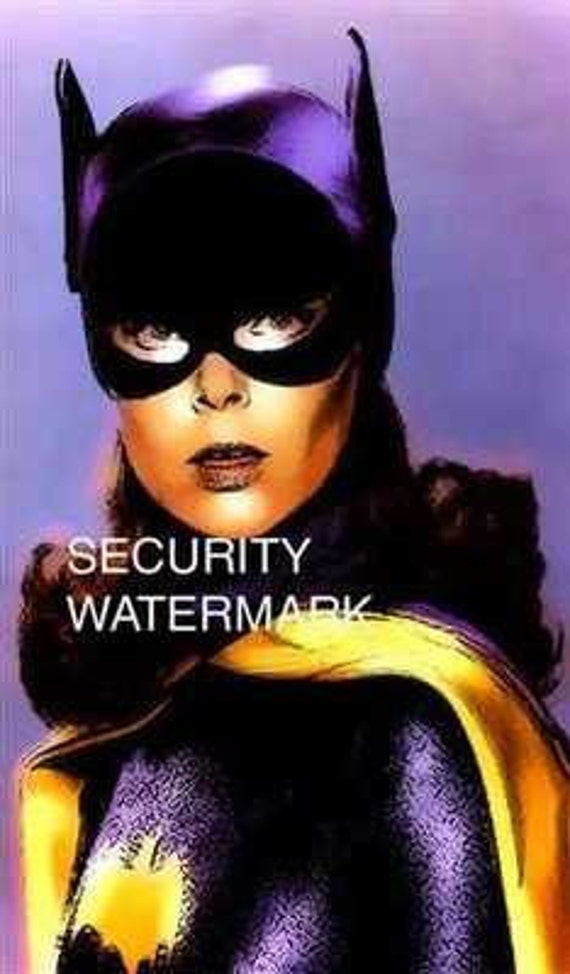 Beautiful Batgirl Art Print only 50 exist very rare