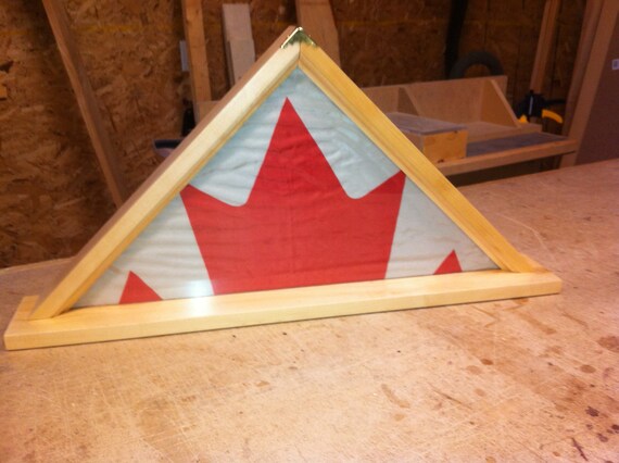 Triangle Flag Shadow Box