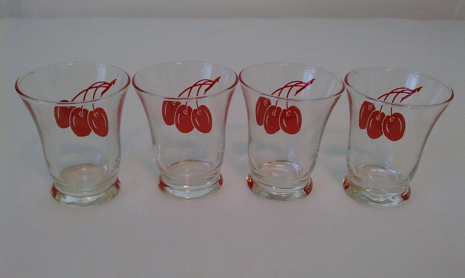 Vintage Libbey Juice Glasses Set Of Four With By Antiquestopresent 1406