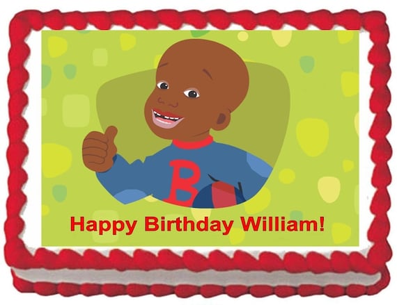 Items similar to Edible LITTLE BILL Edible Image Cake Topper for 1/4 ...
