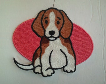 Beagle embroidery | Etsy