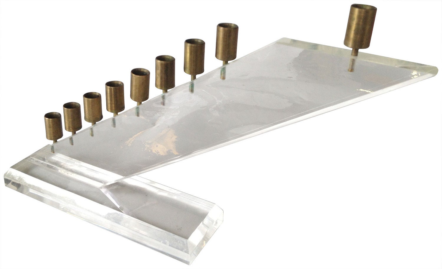 Lucite Menorah