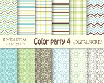 Baby Girl Digital Paper: BABY GIRL Pink Beige
