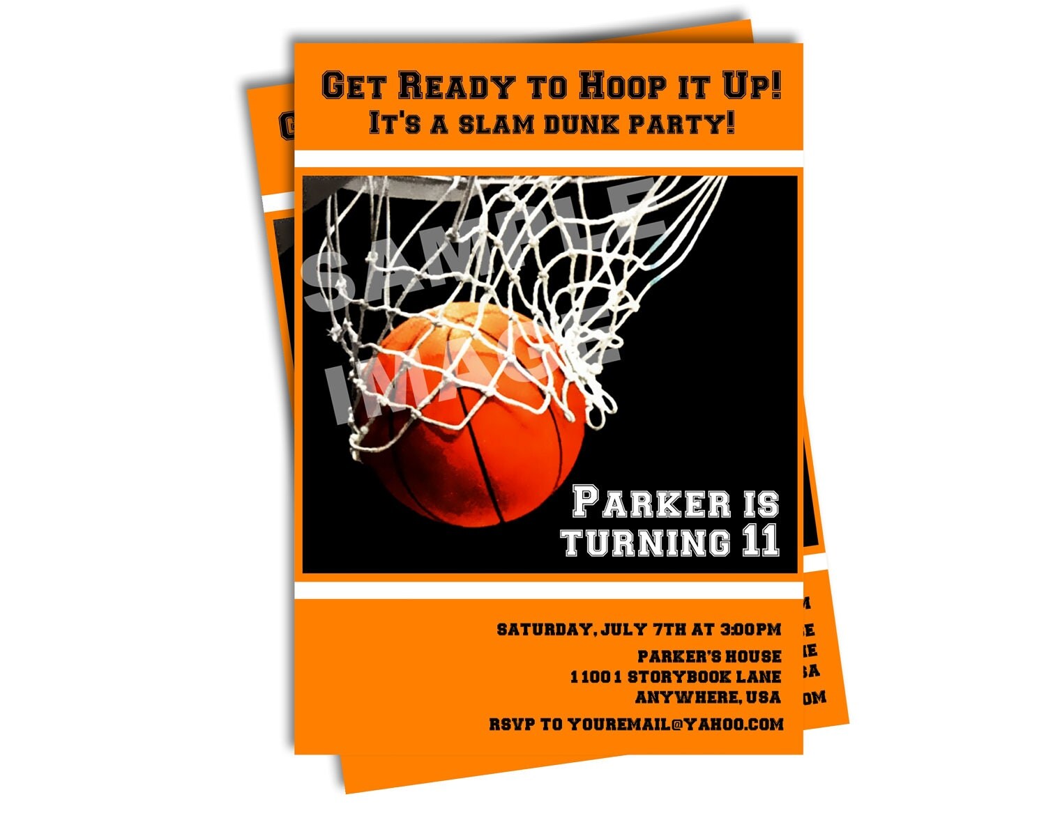 Basketball Invitation Sports Invitation All Star Party
