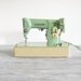 Vintage Green Singer Sewing Machine Model 185J