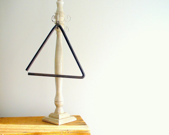 Vintage Cast Iron Triangle Dinner Bell Farmhouse by BirdinHandVTG