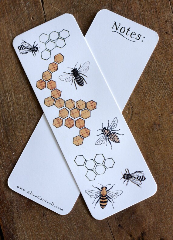 Honey Bee Bookmarks