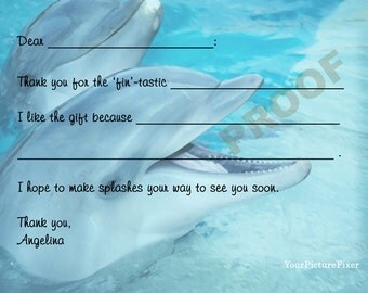 Dolphin thank you | Etsy