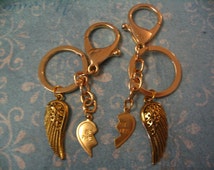 Popular items for angel wing key chain on Etsy