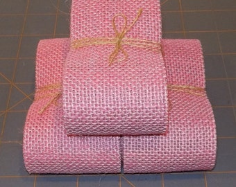 Popular items for pink burlap on Etsy