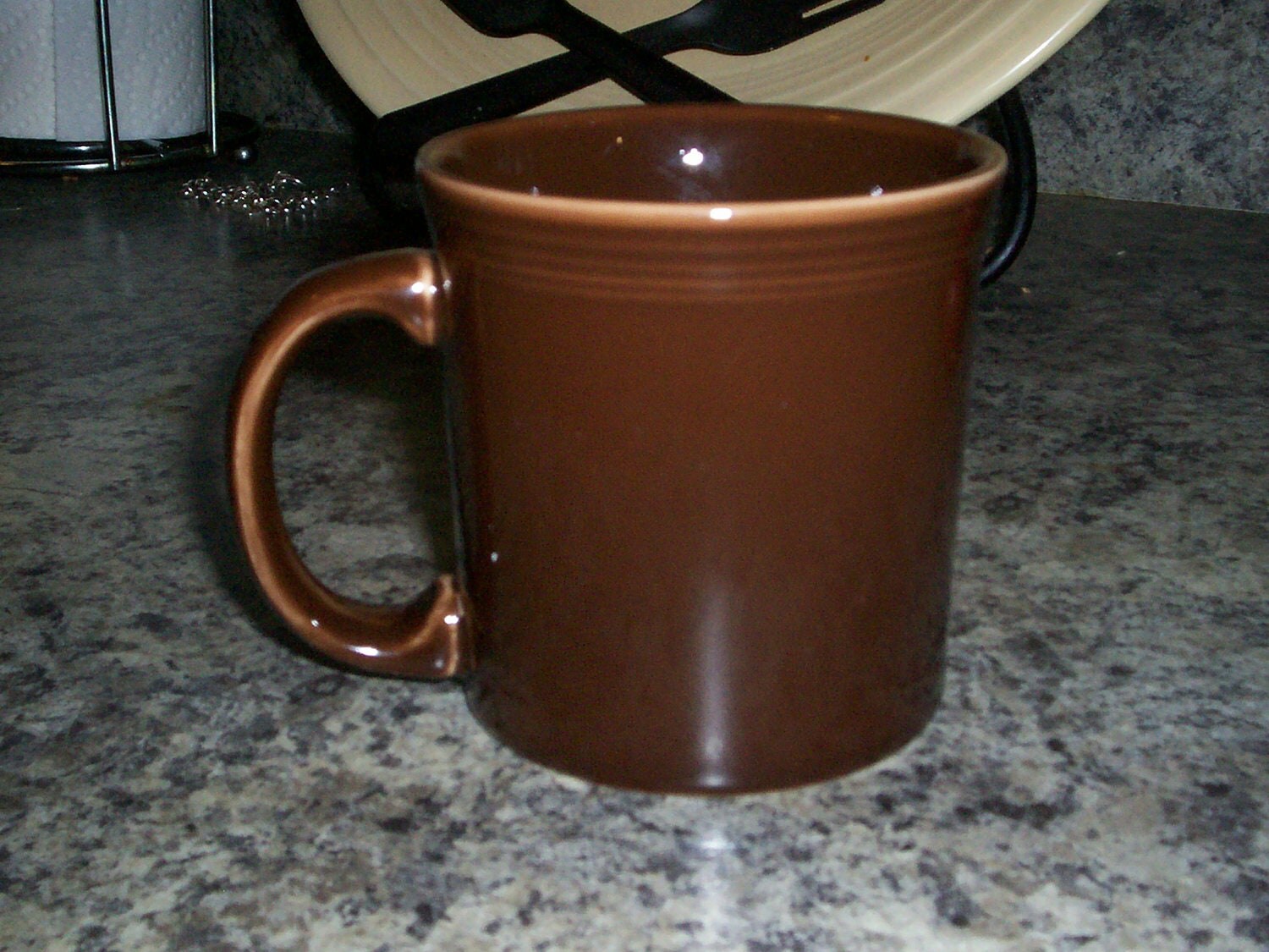 Fiesta Ware Java Mug Chocolate Brown by thetrendykitchen on Etsy
