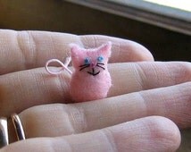 Popular items for miniature felt cat on Etsy