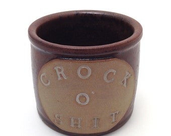 Popular items for crock o shit on Etsy