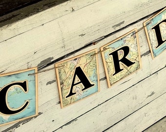 Map banner | Etsy