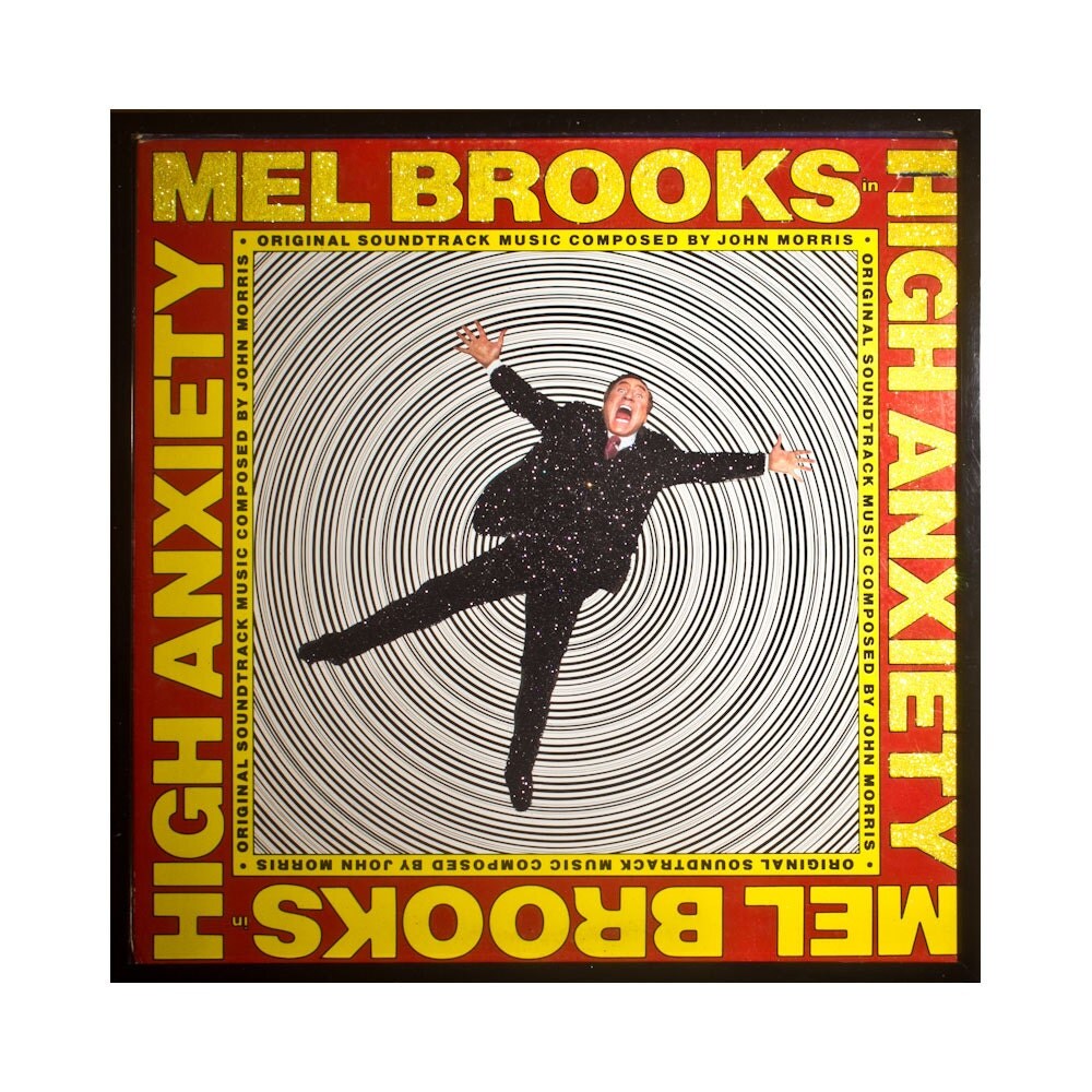 Glittered Mel Brooks High Anxiety Album