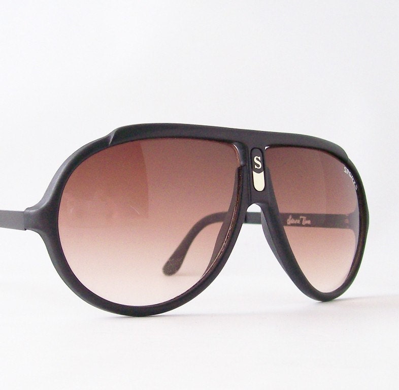Vintage Aviator Sunglasses Blue Blocker By Recyclebuyvintage
