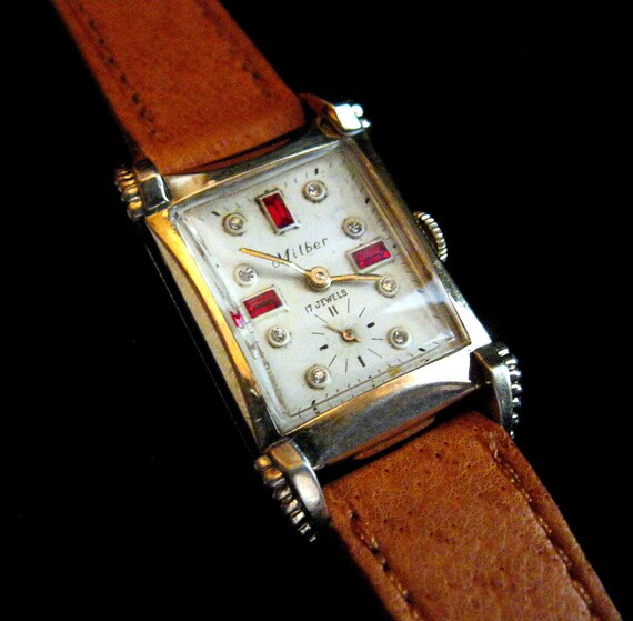 Milber Swiss Watch Very Ornate 10K RGP 17 Jewels