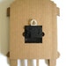 Cardboard Cuckoo Clock Modern Minimal Laser Cut Wall by FabParlor