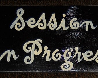 In session sign | Etsy