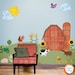 Personalized Barn Wall Sticker Decal for Kids Room