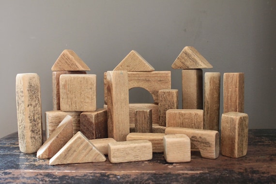 Vintage Wooden Blocks