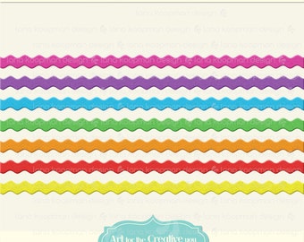 Popular items for digital ric rac on Etsy