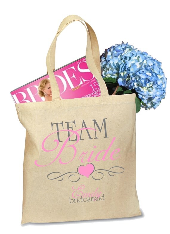 Items Similar To Bridal Party Tote Bags On Etsy