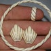 Real Ivory Jewelry set. 14k gold accents. Pre Ban.