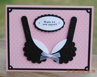 Support bra card | Etsy