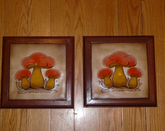 Mushroom tile | Etsy