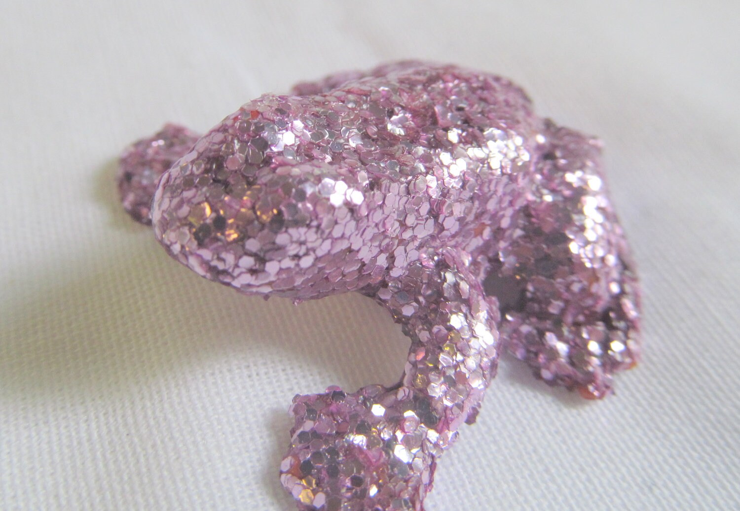 Purple Glitter Frog by Lucary on Etsy