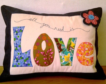 Popular items for appliqued cushion on Etsy