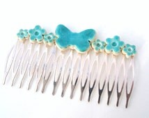 Popular items for butterfly hair comb on Etsy
