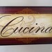 Cucina Italian Kitchen sign Italian wall decor Italian
