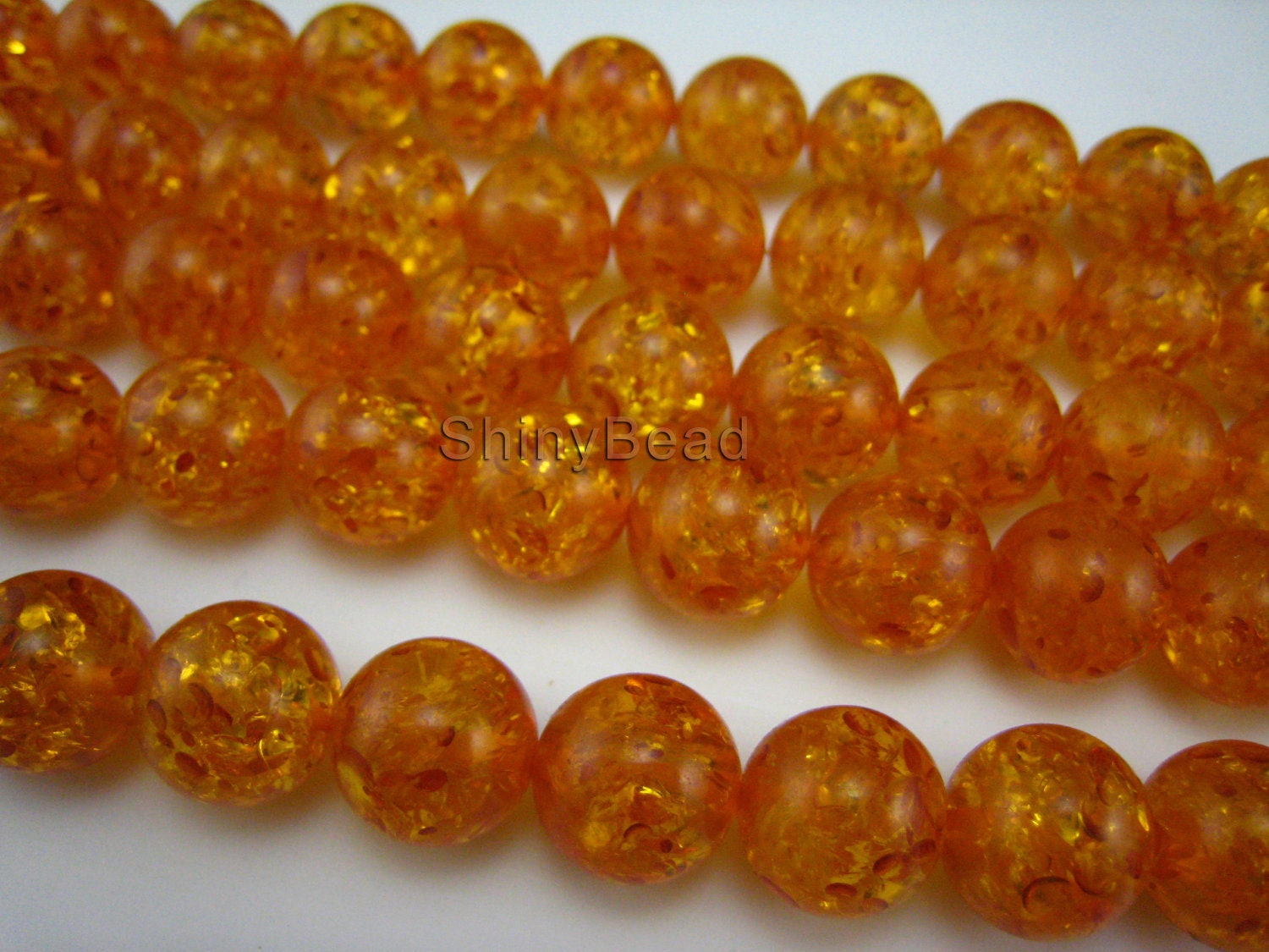 synthetic amber round bead 8mm 15 inch strand | ShinyBead--gemstone ...