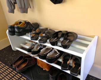 Wrought Iron Shoe Rack Extra Large version