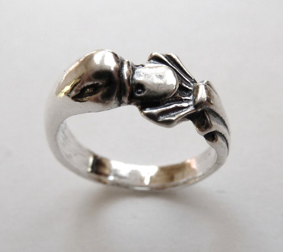 Sterling Silver Duck Ring