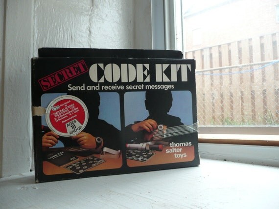 Vintage Spy Toy Code Kit Thomas Salter Toys. New in box