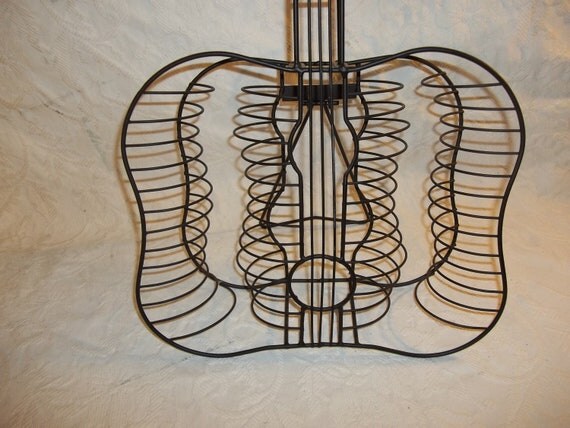 Vintage Guitar Shaped CD DVD Holder.