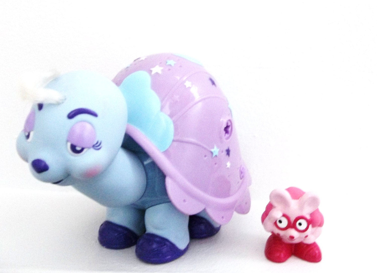 Keypers Turtle Toy with Finder Friend Vintage 1980s Tonka